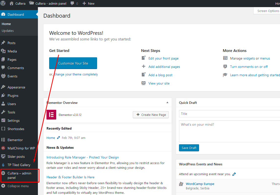 Cultera - Documentation