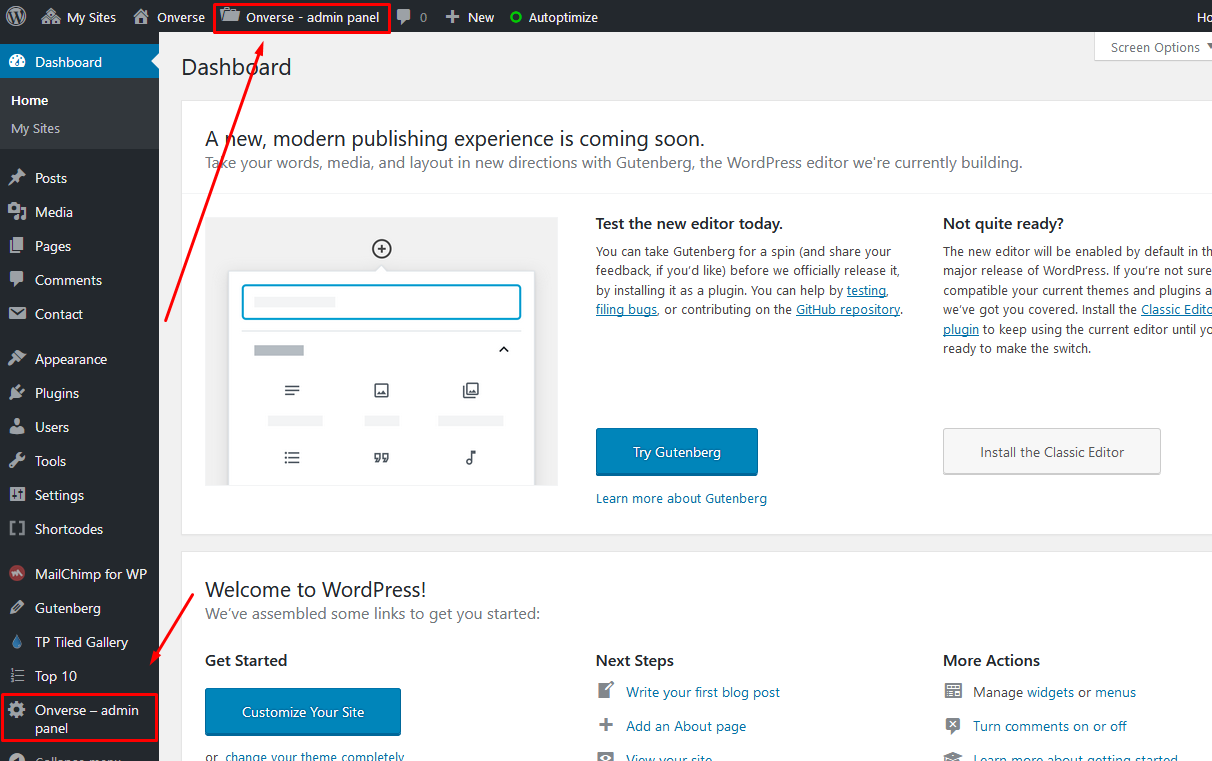 Onverse - Documentation